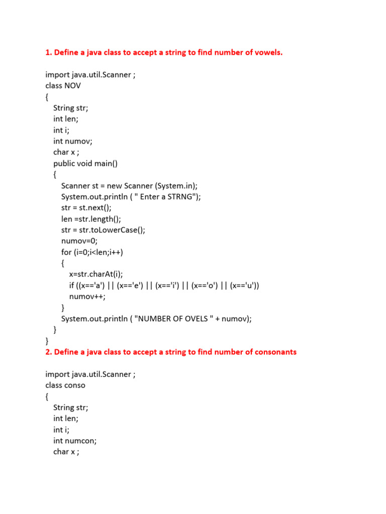 String Programme | Download Free PDF | String (Computer Science) | Encodings
