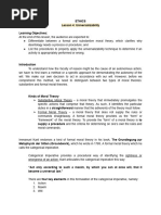 Ethics and The Filipino | PDF | Morality | Virtue Ethics