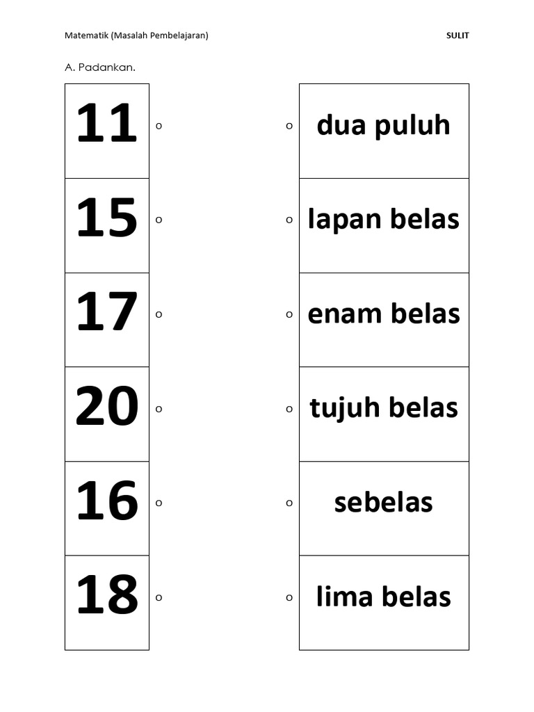 Latihan Matematik Pendidikan Khas | PDF | Metode & Bahan Ajar