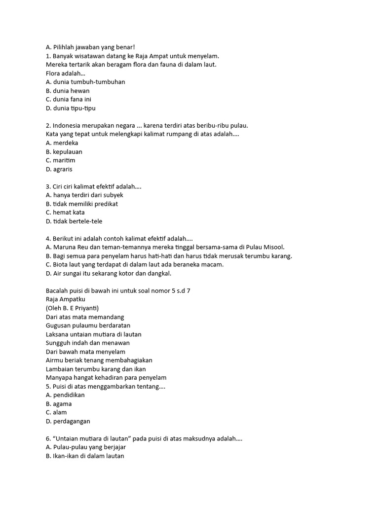 Bindo Bab 6 Satu Titik Kelas 4 | PDF | Seni & Disiplin Bahasa | Puisi