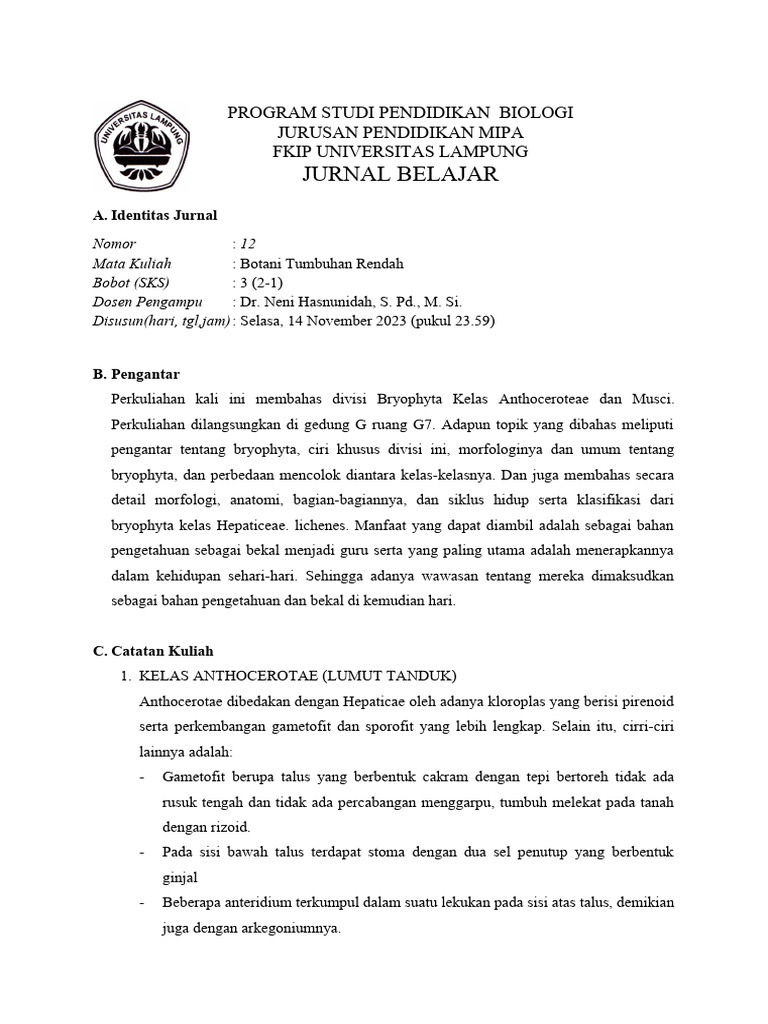 Jurnal Belajar 12 - Yazid Muhamad Rizki Hanif Nurhalim - B - 2213024062 ...