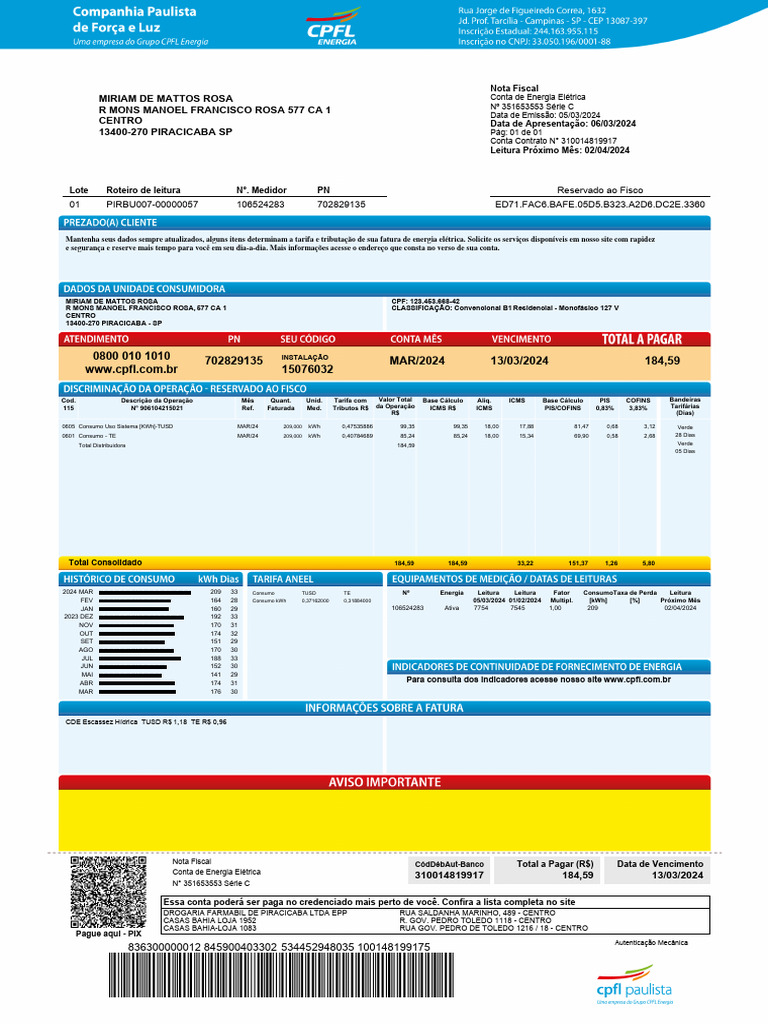 Boleto 12 45 47 | PDF