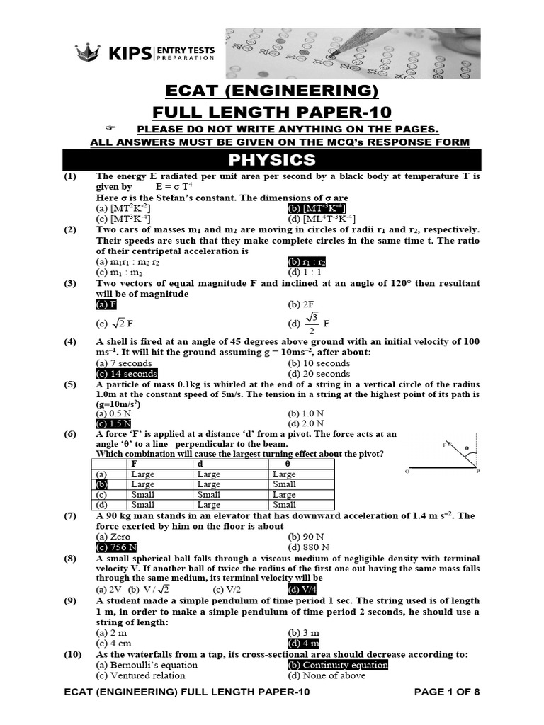 10 FLP-10 Engineering | PDF | Intermolecular Force | Waves