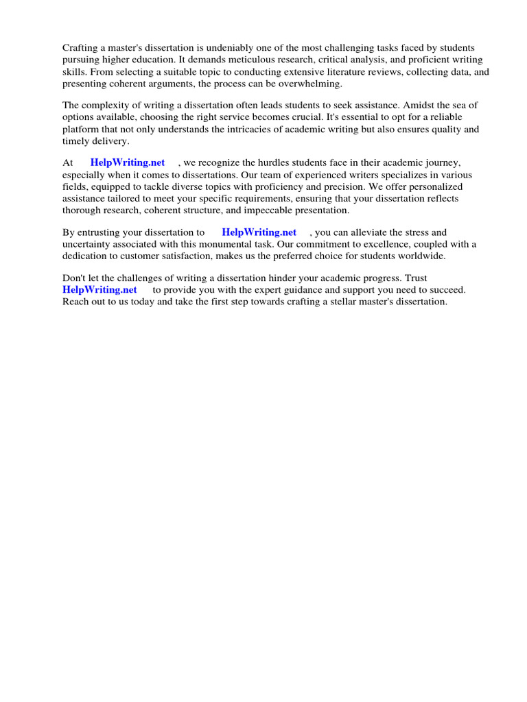 Master Dissertation Sample | PDF | Thesis | Teachers