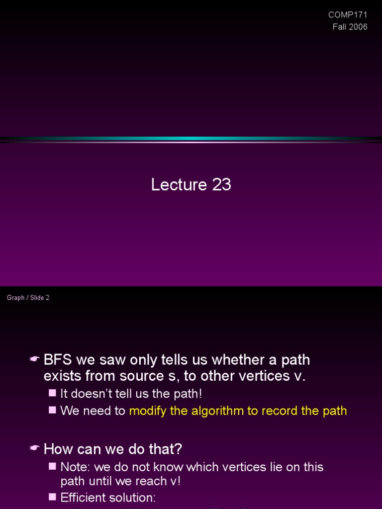 Bfs 2 | PDF | Vertex (Graph Theory) | Mathematical Relations