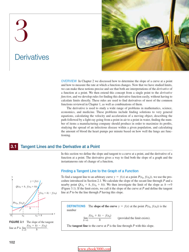 Understanding Derivatives and Tangent Lines | PDF | Derivative | Tangent