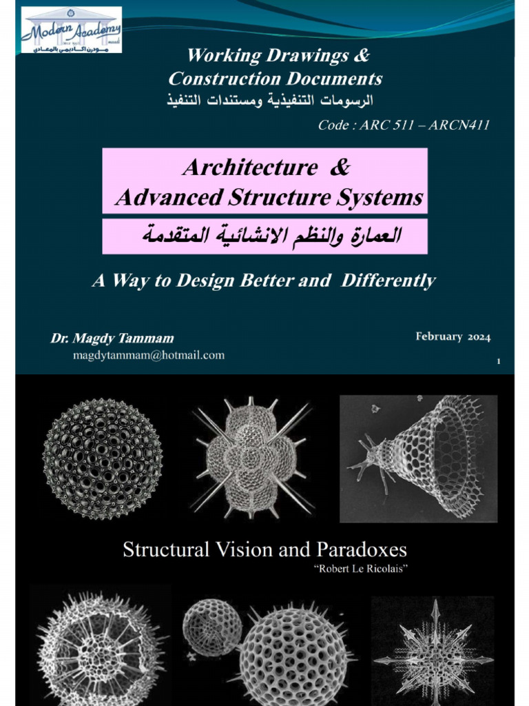10 - Advanced Structure Systems (1) February 2024 | PDF