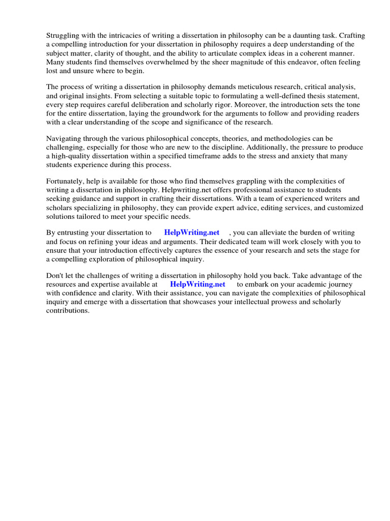 Crafting a Philosophy Dissertation Intro | PDF | Scribd | World Wide Web