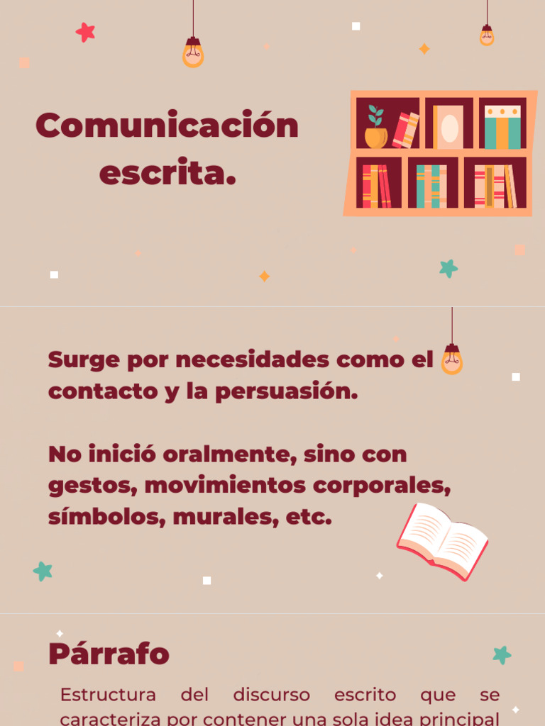 Guía de Estructura de Textos Escritos | PDF