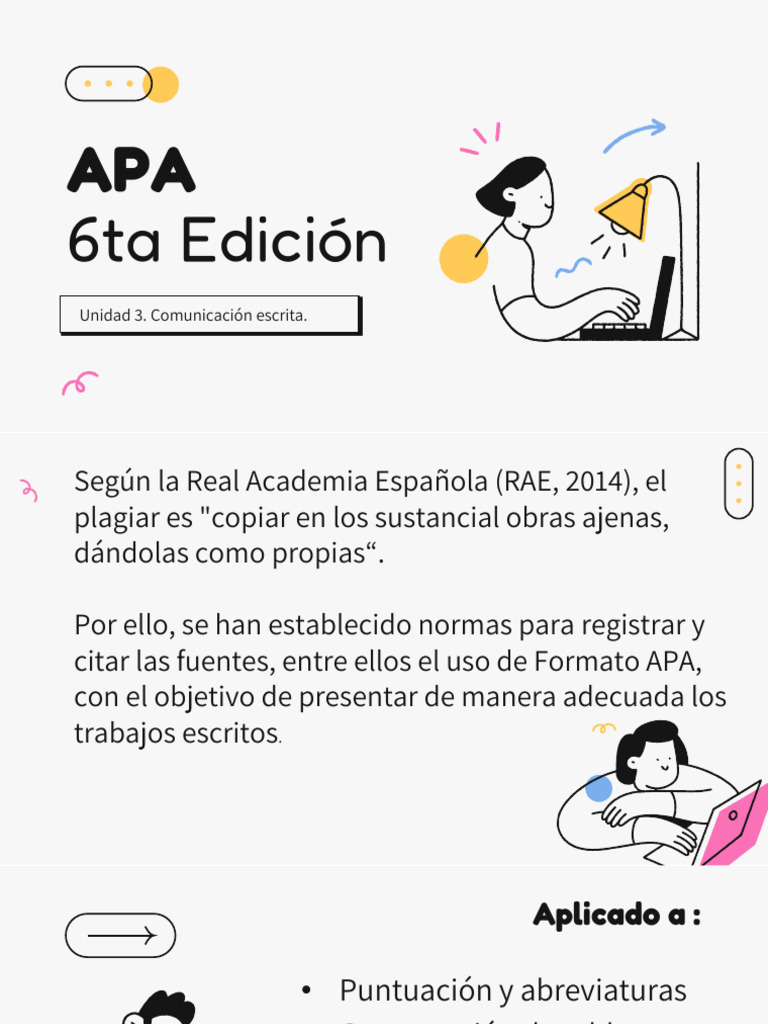 Guía de Formato APA 6ta Edición | PDF | Bibliografía | Escritura