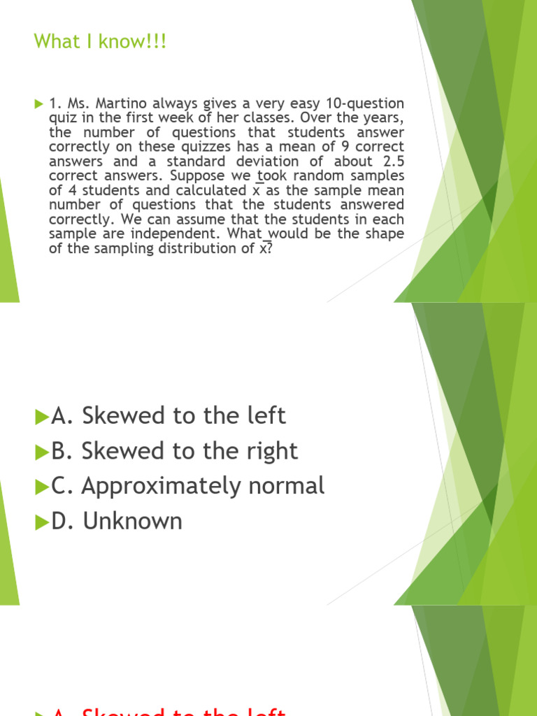 Central Limit Theorem | PDF | Normal Distribution | Standard Deviation