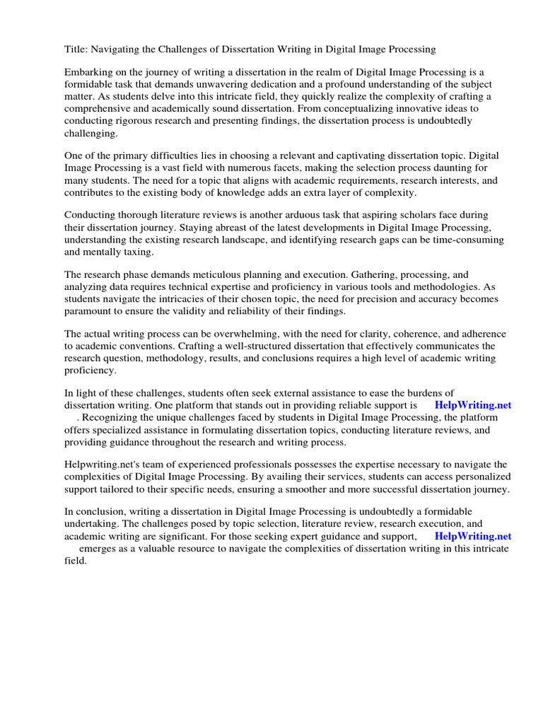 Dissertation Topics in Digital Image Processing | PDF | Thesis | Image Dissertation Topics in Digital Image Processing | PDF | Thesis | Image