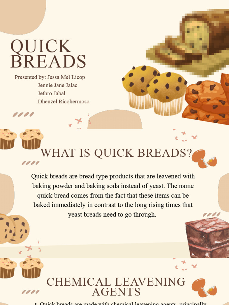 Quick Breads | PDF | Baking Powder | Sodium Bicarbonate