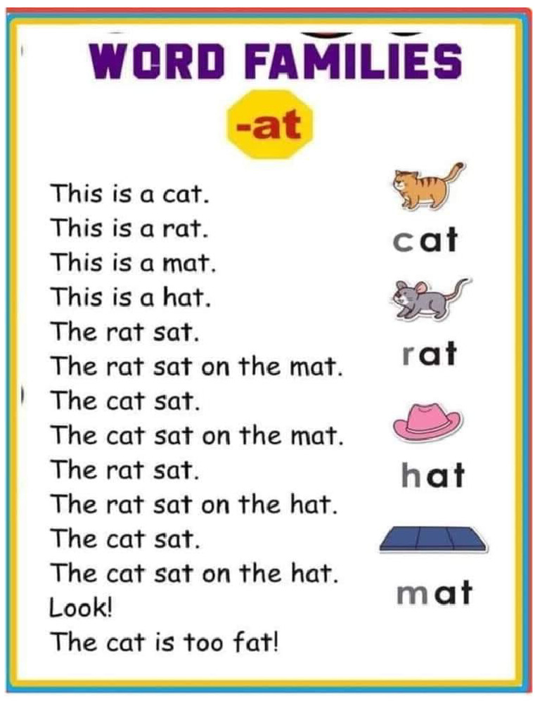 wORD FAMILIES | PDF