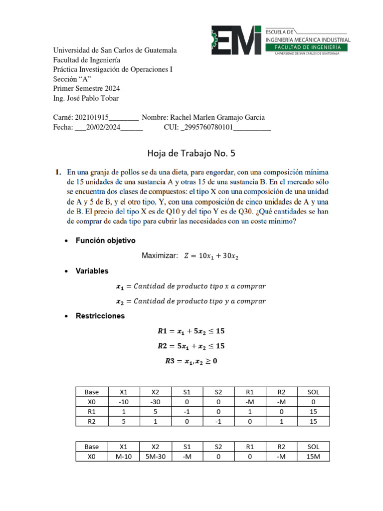 202101915_HT5_Practica IO | PDF