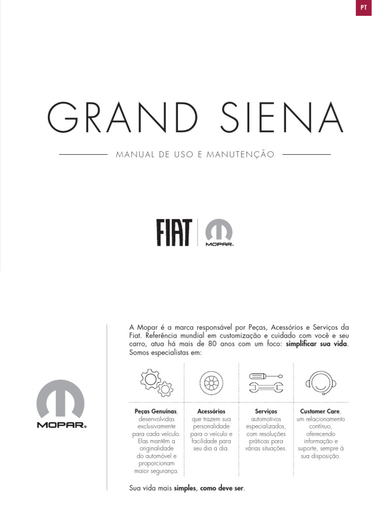 Manual Do Prop Grand-Siena-2018 2018 | PDF | Espelho