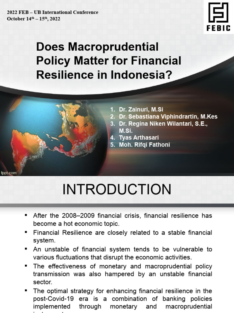 2022 Febic - PPT Template | PDF | Macroprudential Regulation | Banks