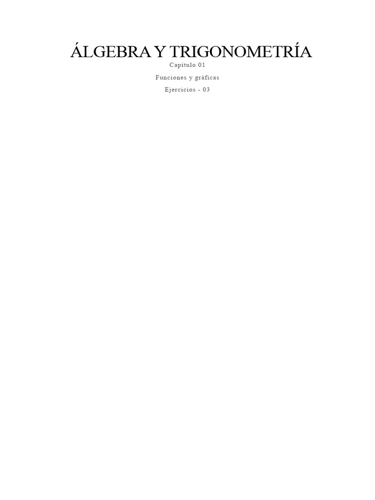 Ejercicios 03 | PDF | Triángulo | Ecuaciones