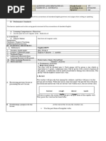 Explicit Teaching Lesson Plan in English | PDF | Verb | Lesson Plan