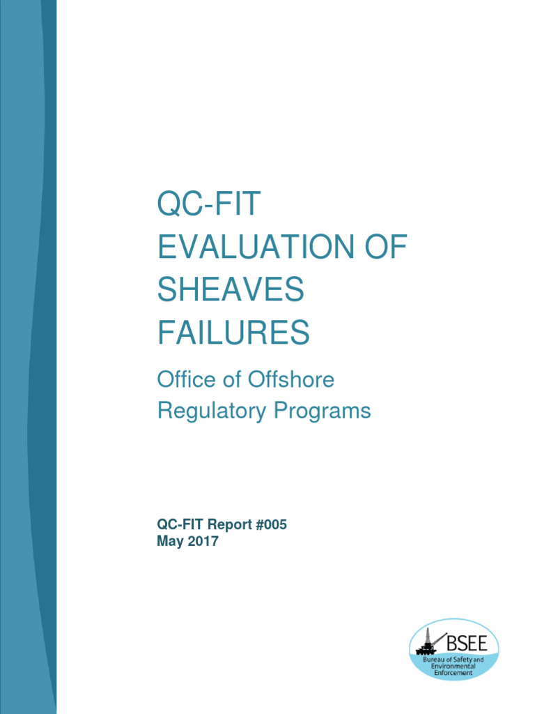 qc-fit-sheaves-final-report | PDF | Welding | Construction
