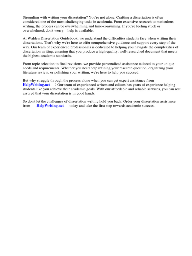 Dissertation Writing Help Guide | PDF | Thesis | Doctor Of Philosophy