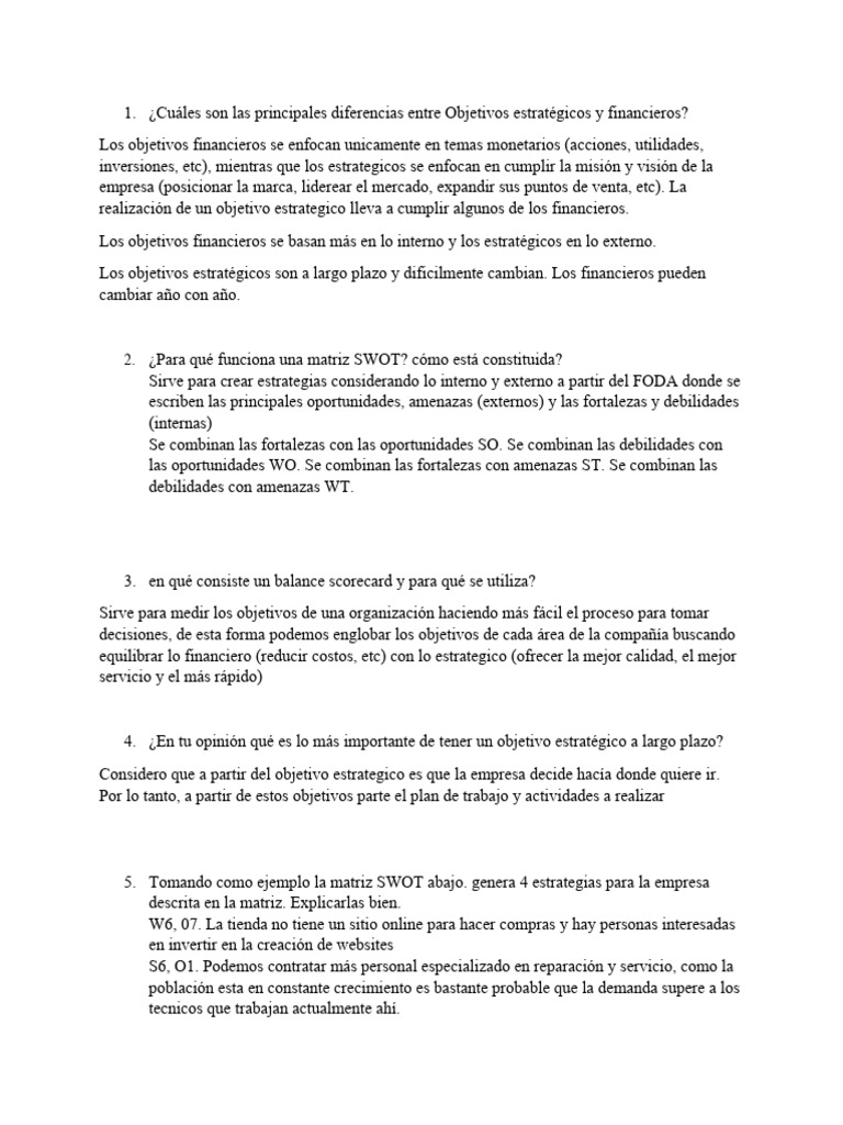 EXAMEN_2 | PDF | Análisis FODA | Business
