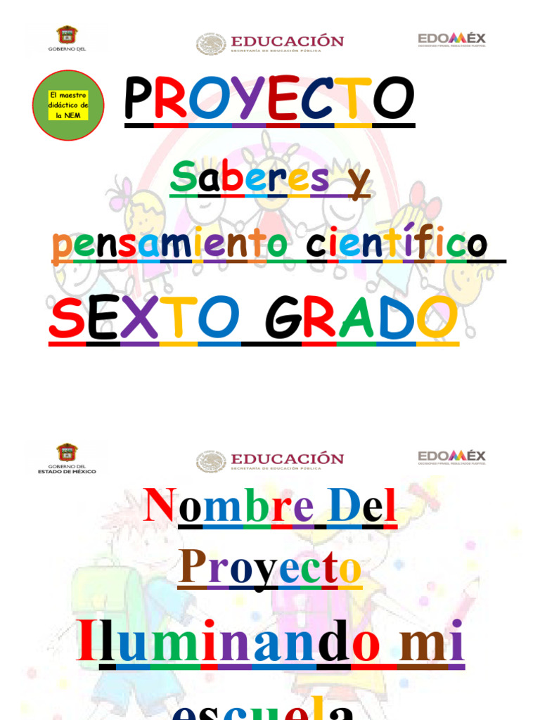 SEXTO GRADO Iluminando Mi Escuela | Descargar gratis PDF | Diodo emisor de luz | Pensamiento