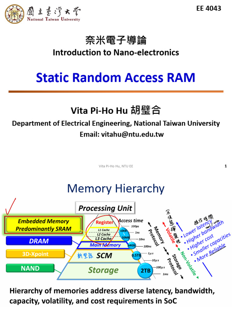 SRAM VPHHu | PDF | Dynamic Random Access Memory | Random Access Memory