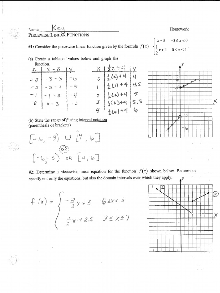 Piecewise | PDF