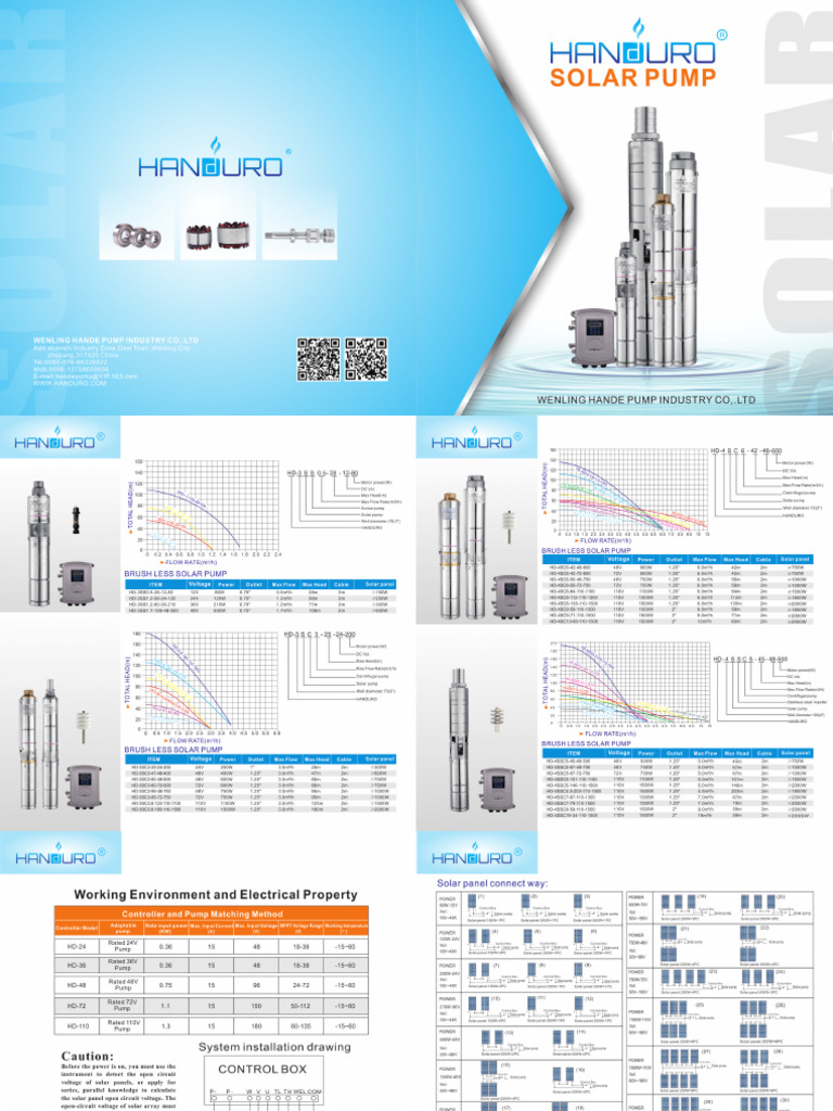 solar pump catalogue | PDF