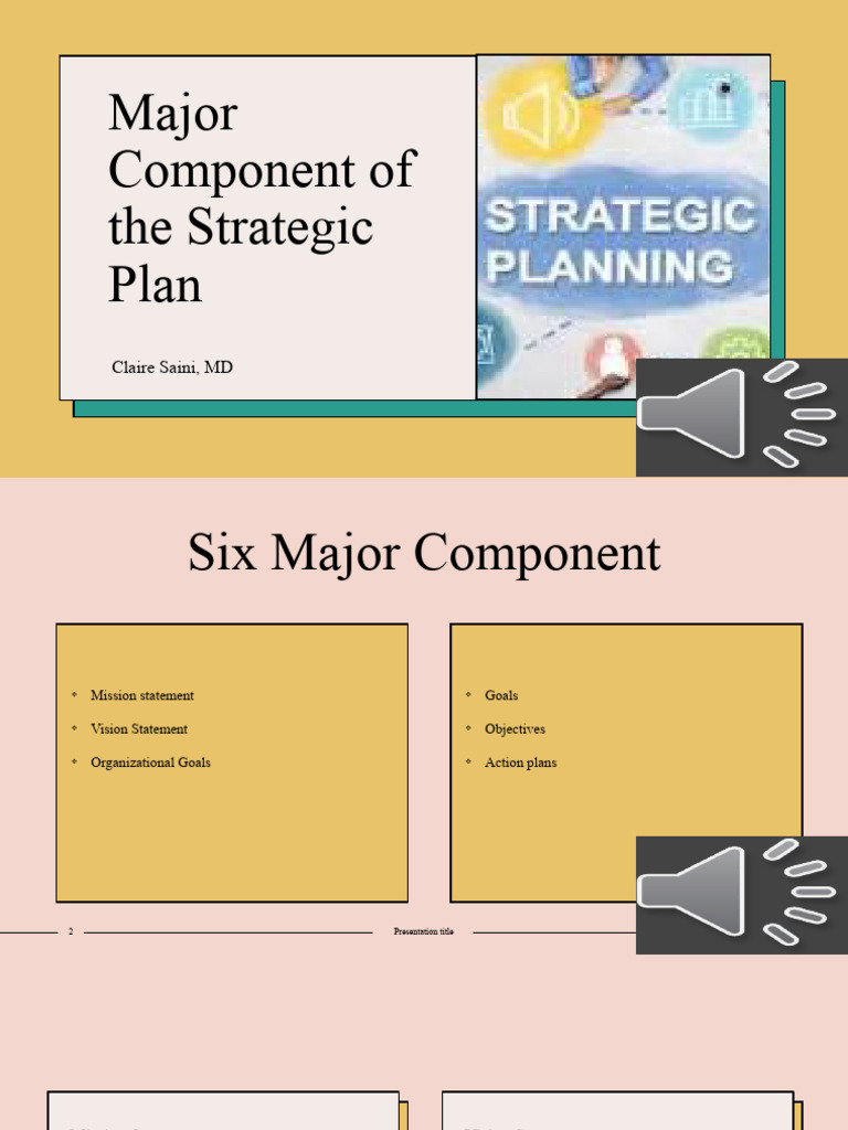 Key Components of Strategic Planning | PDF | Goal | Strategic Planning
