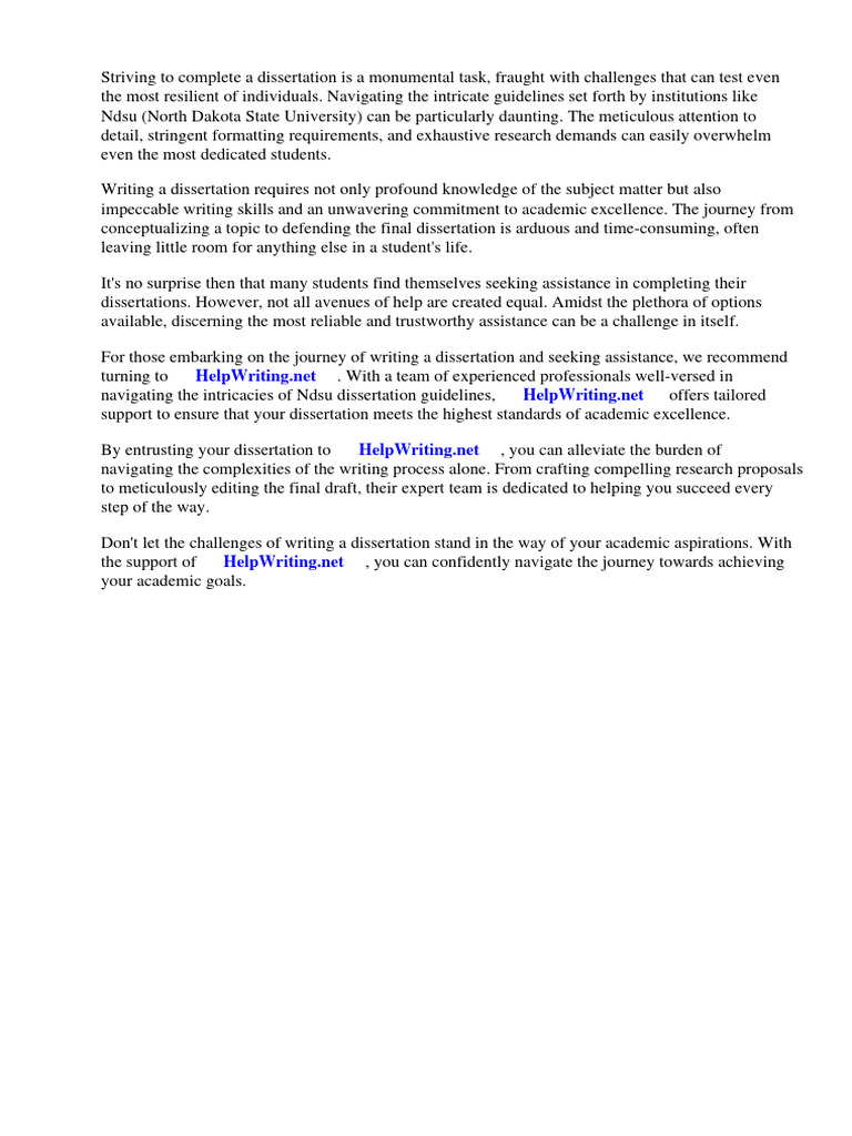Ndsu Dissertation Guidelines | PDF | Business | Computers
