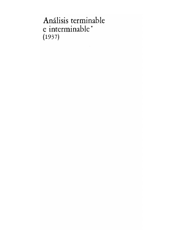 Analisis Terminable e Int | PDF