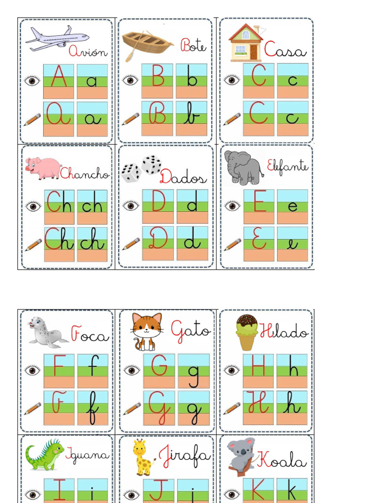 Abecedario Llavero... | PDF