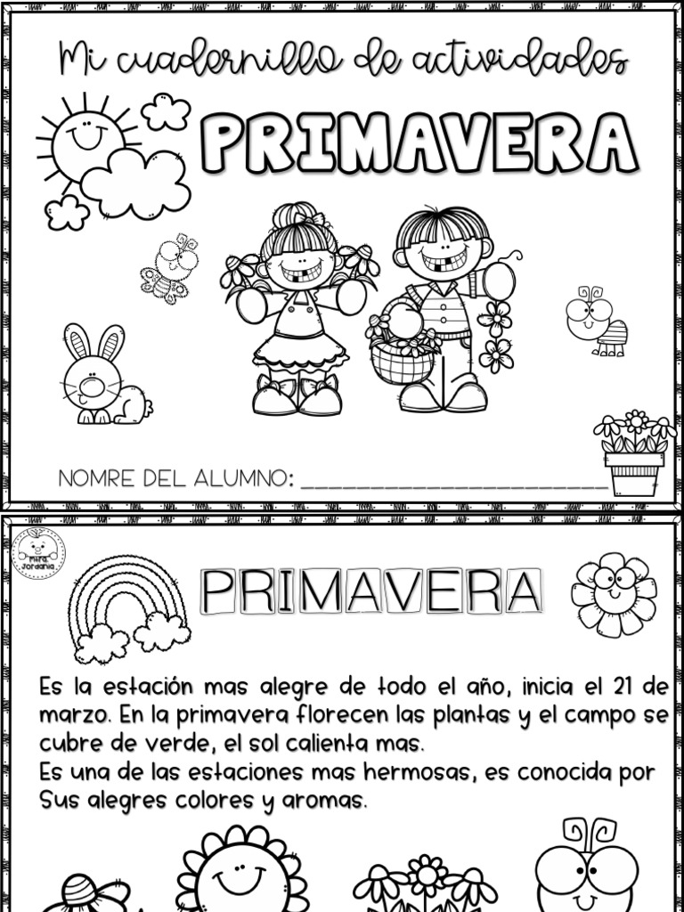 Cuadernillo Primavera | PDF
