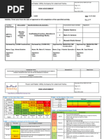 Roof Work Risk Assessments | PDF | Risk Assessment | Hazards