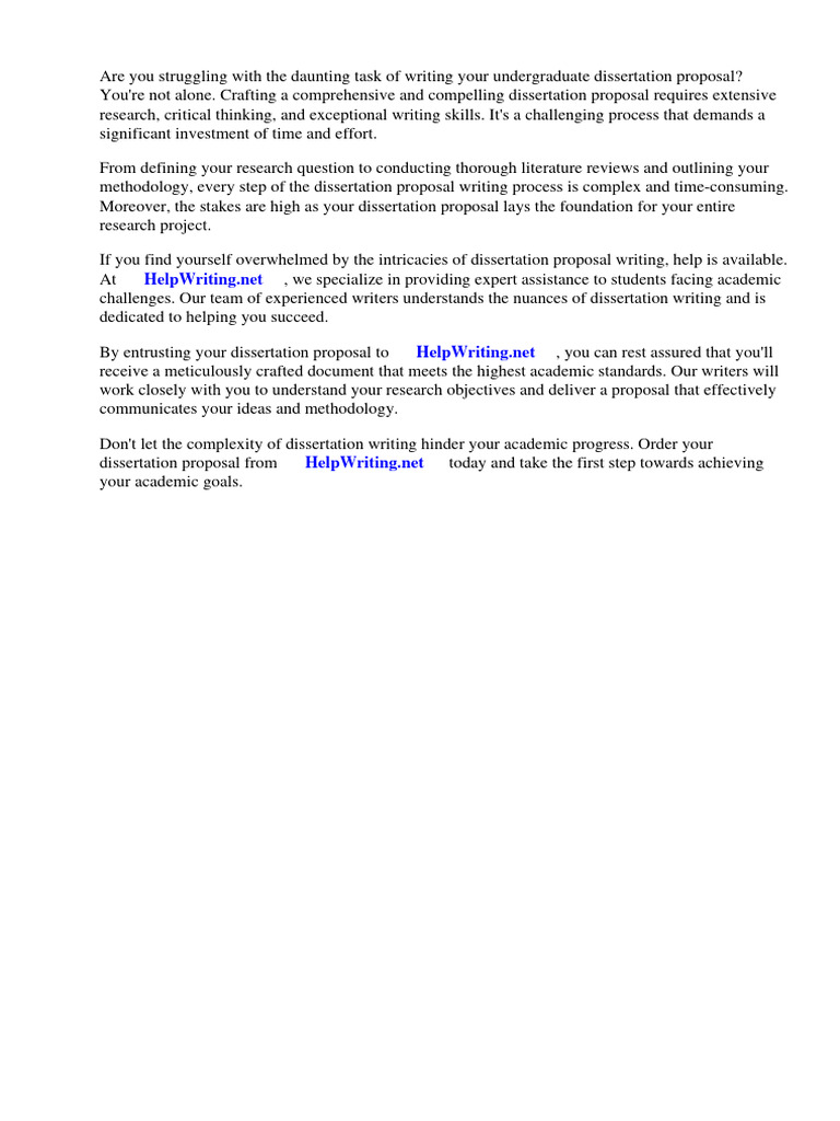 Example of Undergraduate Dissertation Proposal | PDF | Thesis | Social Networking Service