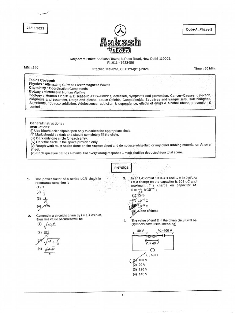 PT - 09A (P1) (CF+OYM) Paper | PDF