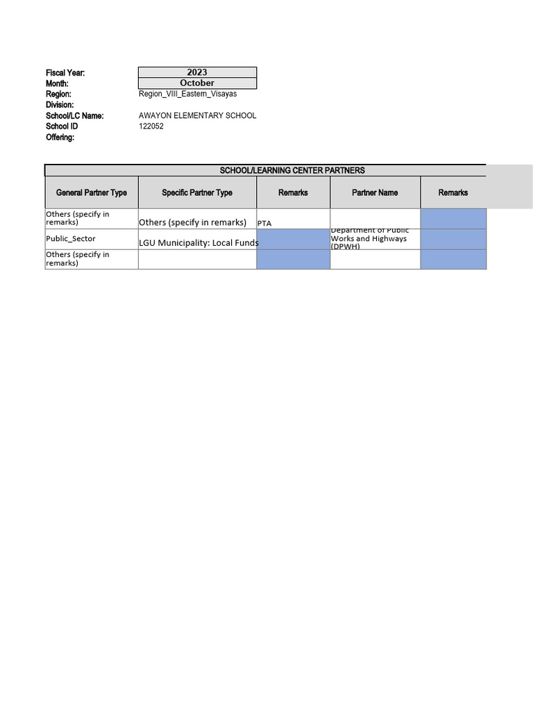Awayon Es DPDS Template Q4 Oct 2023 | PDF | Learning | Computer Hardware