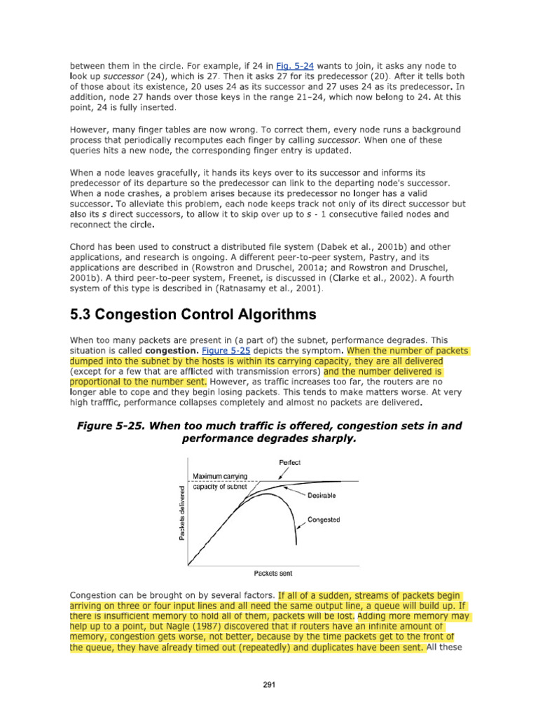 Congestion Control Algorithm 1 | PDF