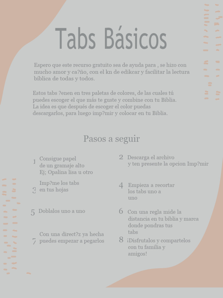 Tabs Planos Coral | PDF