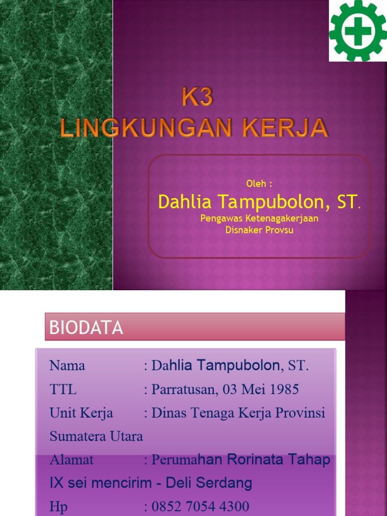Materi K3 LINgker 051122-dhl | PDF