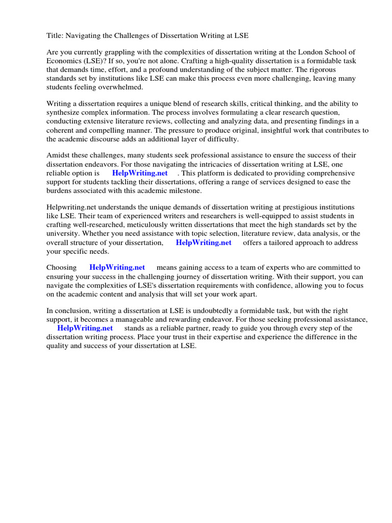 Dissertation Grades Lse | PDF | Thesis | Dances