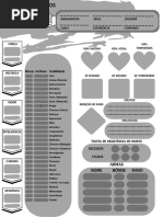 Ficha RPG Simples Editável | PDF