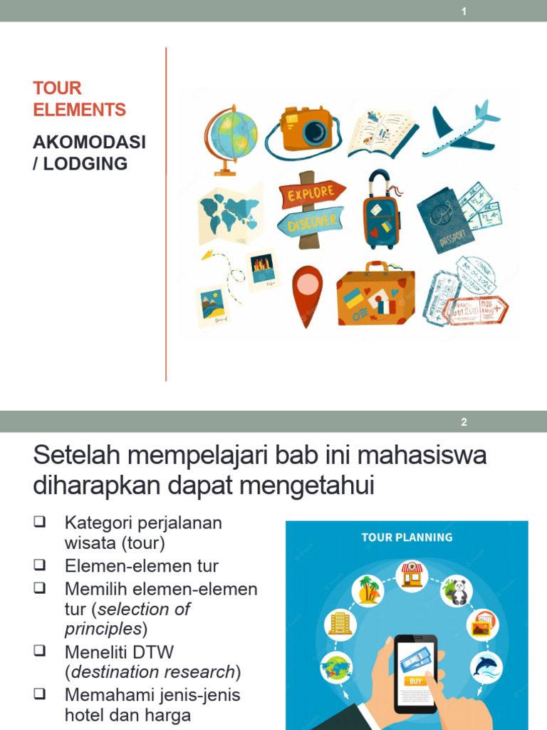 Pert 3 - TOUR ELEMENTS | PDF