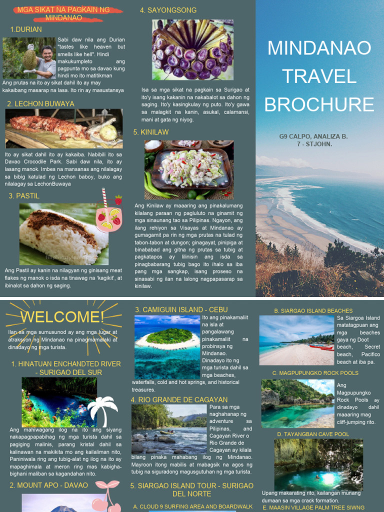 Mindanao Travel Brochure 1 PDF | PDF