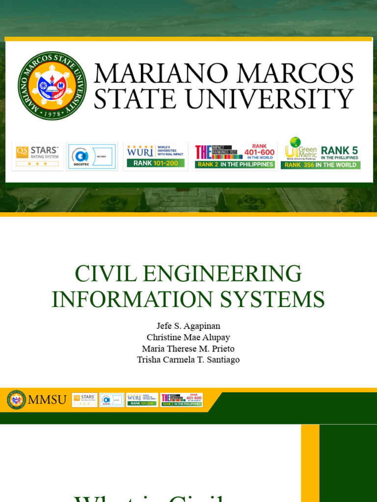 Civil Engineering Info Systems Guide | PDF | Information System | Geographic Information System