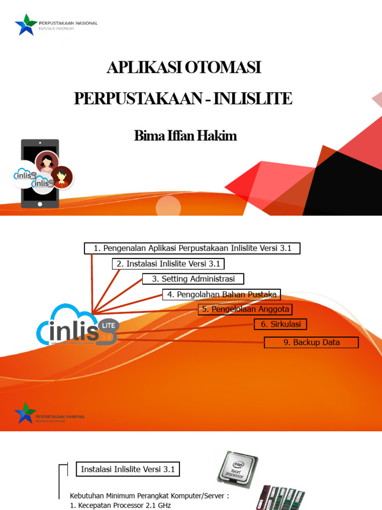 Materi Otomasi Perpustakaan Inlislite-Bima Iffan Hakim | PDF