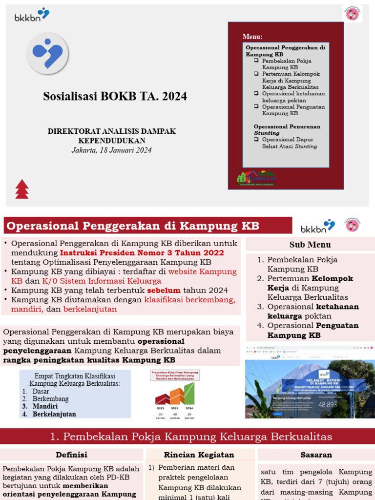BOKB Operasional Penggerakan Di Kampung Keluarga Berkualitas Dan DASHAT ... BOKB Operasional Penggerakan Di Kampung Keluarga Berkualitas Dan DASHAT ...