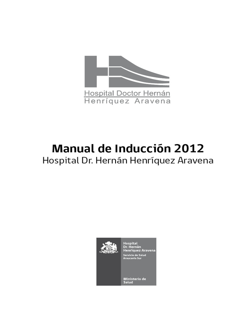 Manual Induccion | Descargar gratis PDF | Hospital | Gestión de recursos humanos